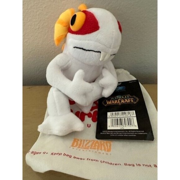 Blizzard | Toys | World Of Warcraft Lurky 9 Beans Plush Bag White ...